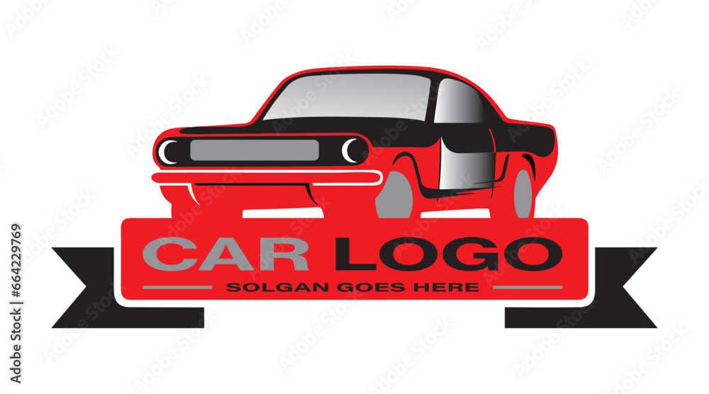 Luxury classic car logo emblem. Auto sports garage badge icon. Motor ...