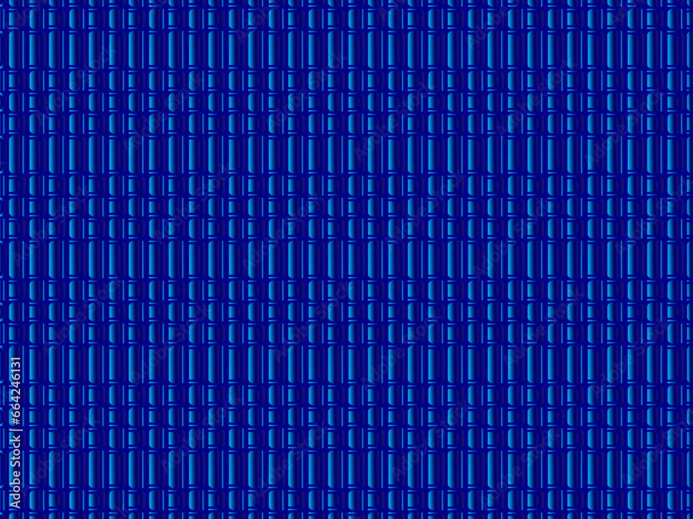 Abstract blue steel wire background with blue glowing lines with empty ...