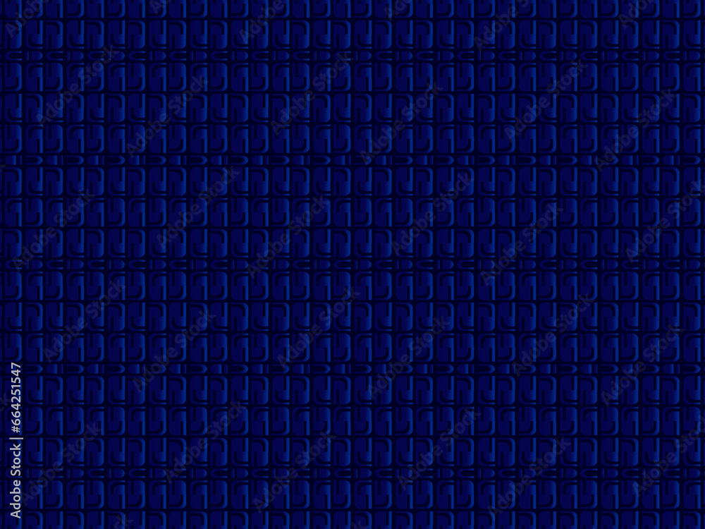 Abstract blue steel wire background with blue glowing lines with empty ...