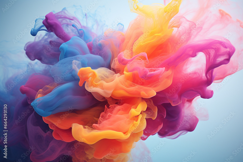 Liquid Background, Farb Explosion Stock Illustration | Adobe Stock