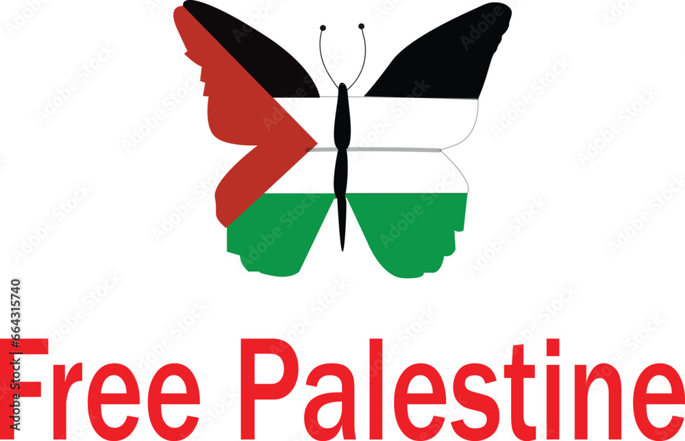 butterfly illustration,A palestine butterfly in imprisonment,freedom ...