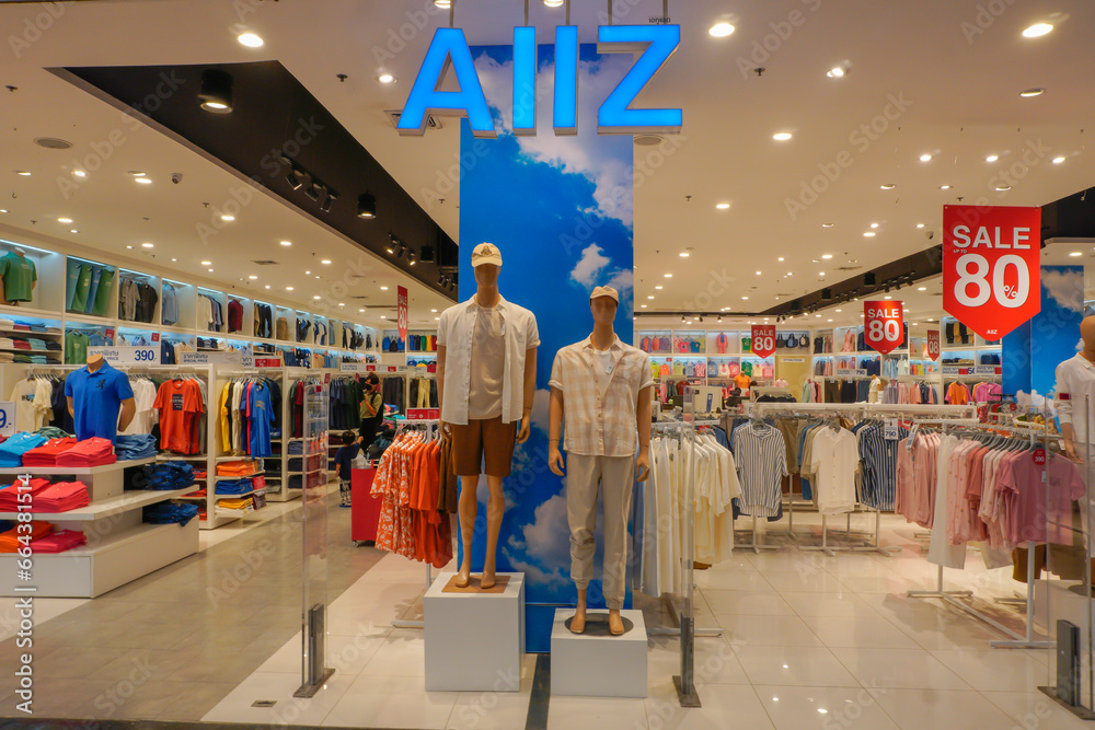 Bangkok, Thailand, 19 October 2023 AIIZ logo and stores available ...
