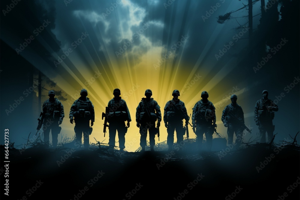Invisible Heroes Soldiers silhouettes unveiled as true, unsung ... Invisible Heroes Soldiers silhouettes unveiled as true, unsung ...