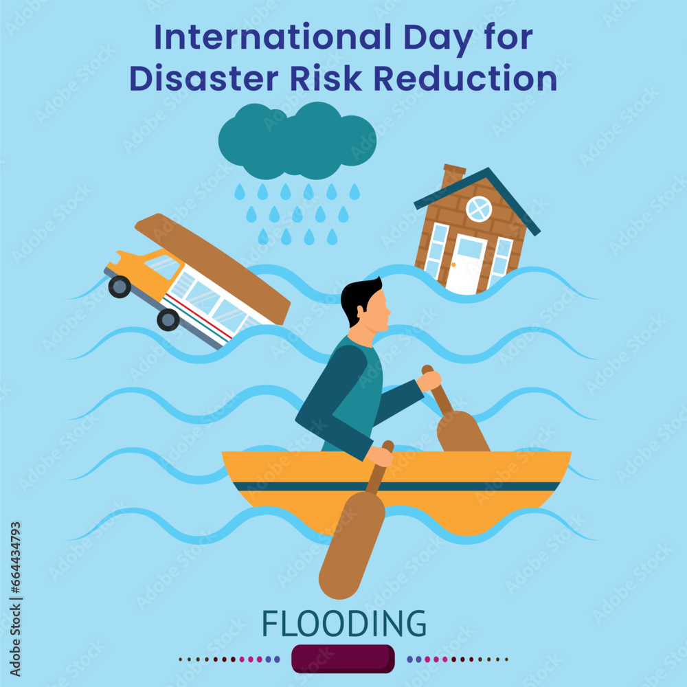 Vector illustration of disasters, Tsunamis, forest fires, volcanic ...