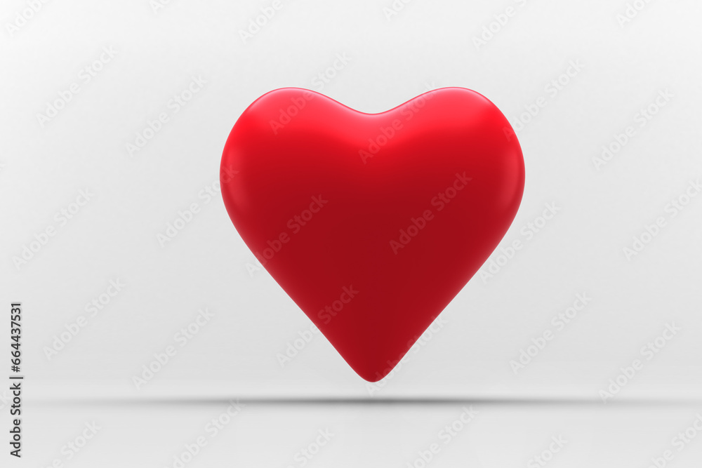 Digital png illustration of red heart on transparent background Stock ...