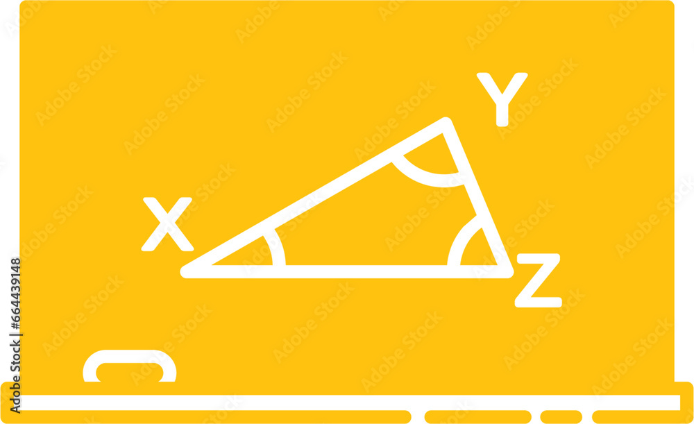 Digital png illustration of triangle with xyz letters on transparent ...