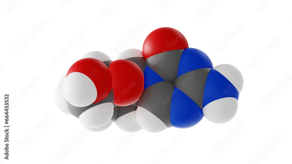 azacitidine molecule, antineoplastic agents, molecular structure ...