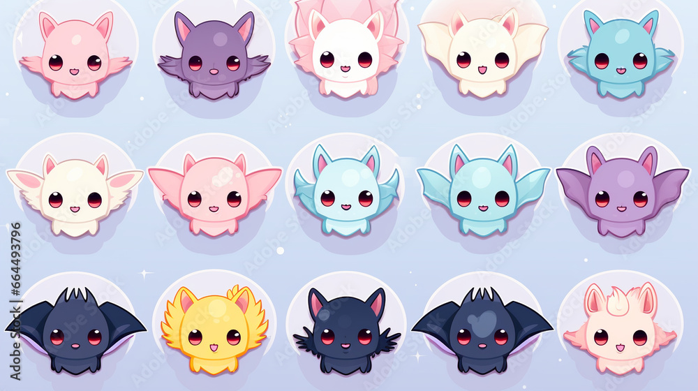 Cartoon stickers set for kids , vector illustration Stock Illustration ...