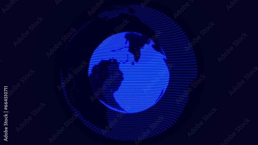 Slow speedy moving pixel art earth. Looping earth. Realistic Earth ...