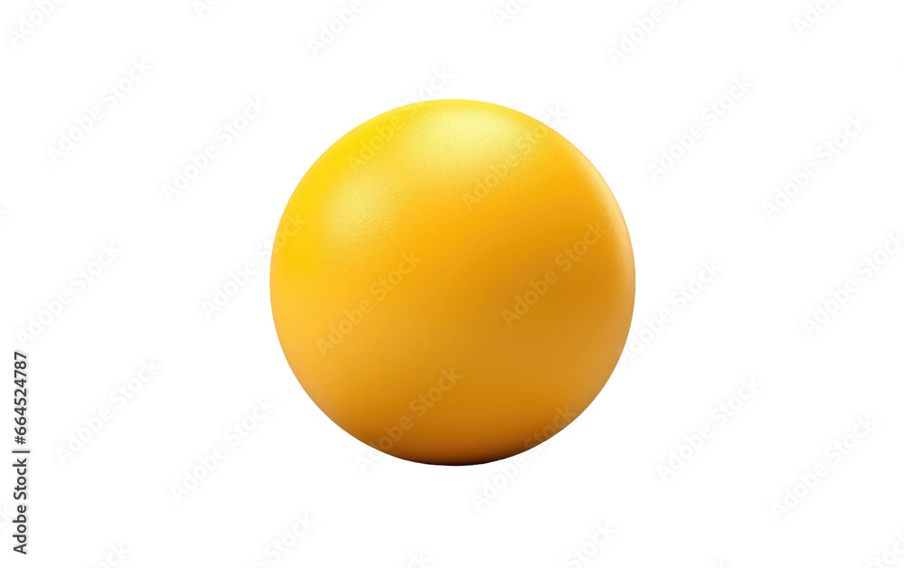 Table Tanis Ball of Yellow Color Isolated on Transparent Background PNG ...