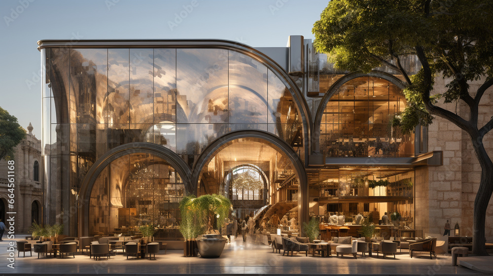 A unique blend of the past and present with an ancient architectural ...