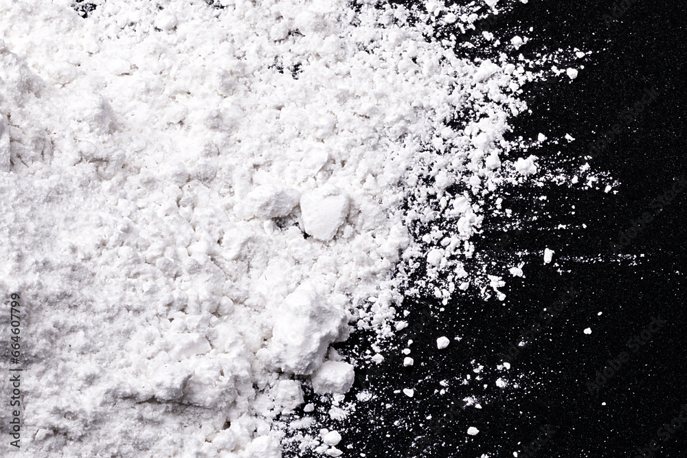 Hydroxide, magnesium, powder, compound, white solid, known as milk of ...