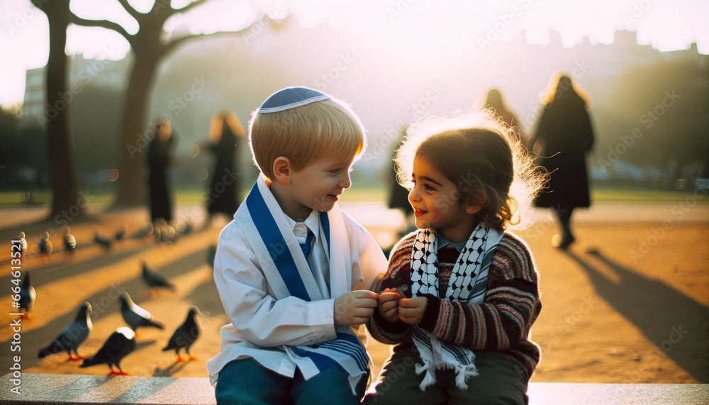 Title: "Jewish and Palestinian Children: Symbols of Friendship, Peace ...