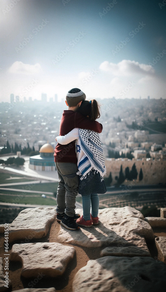 Symbol of Peace: Jewish and Palestinian Friends in Jerusalem ...