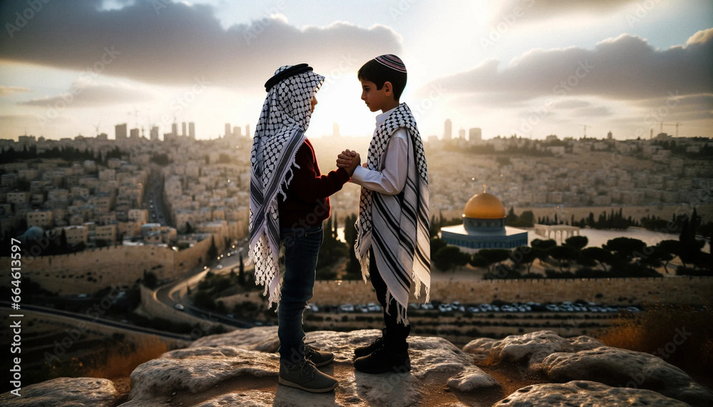 Symbol of Peace: Jewish and Palestinian Friends in Jerusalem ...