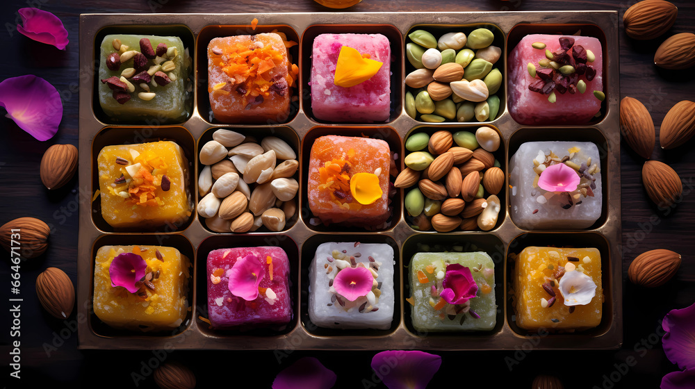 Box of indian Sweets, High Quality Resolution, Simple, Subtle, Creative ...
