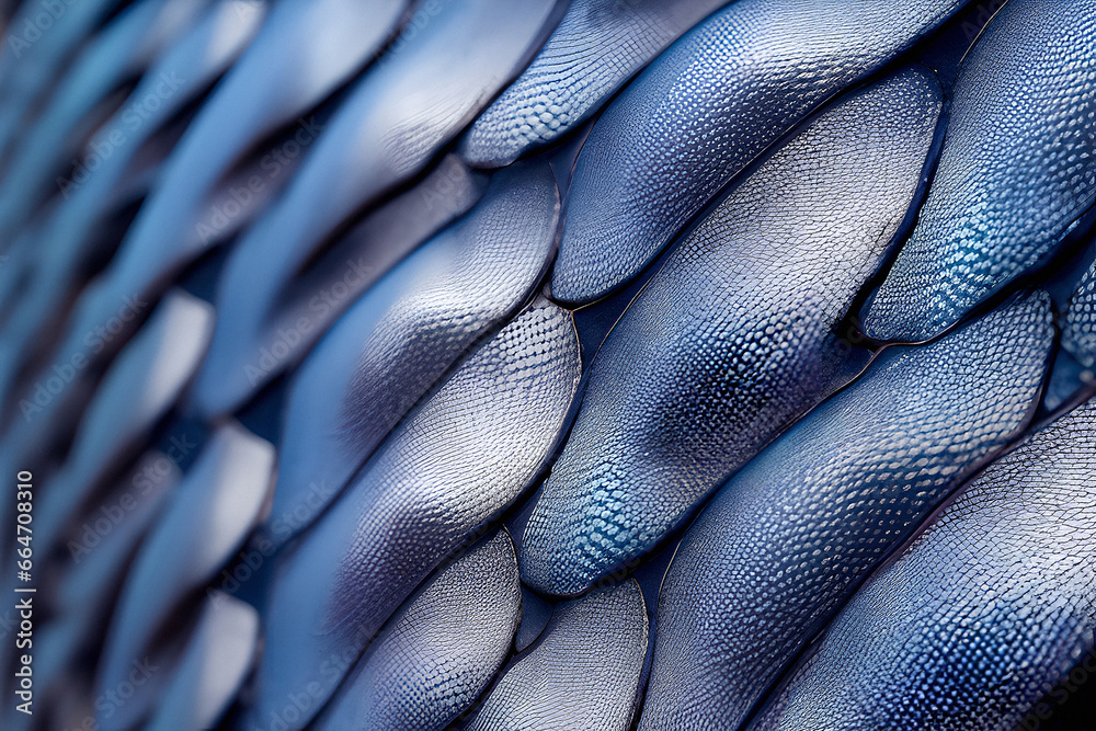 Dark blue monster scale texture Stock Illustration | Adobe Stock