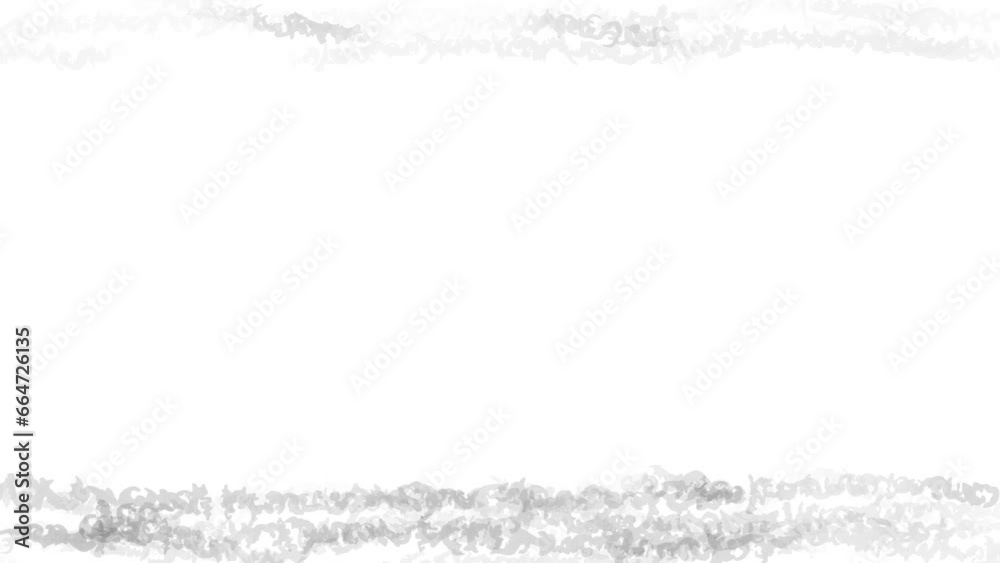 Sharp clouds or masses form above and below, simulating part of a frame ...