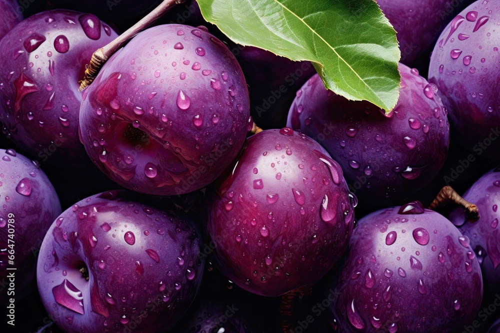 Plum Purple Color: Exploring the Luscious Fruit Texture in Stunning ...