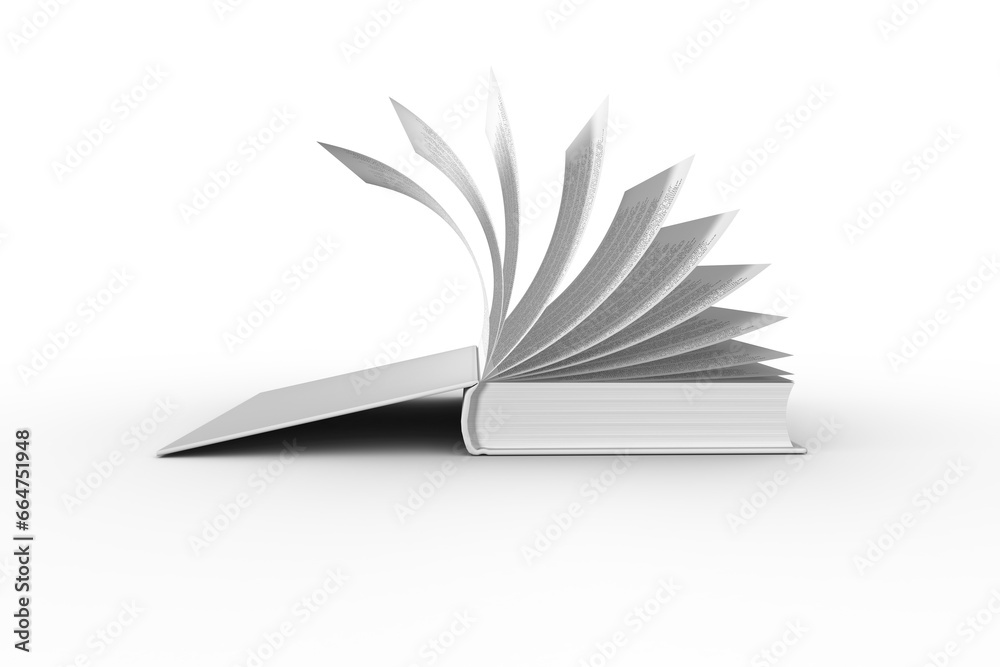Digital png illustration of open white book on transparent background ...
