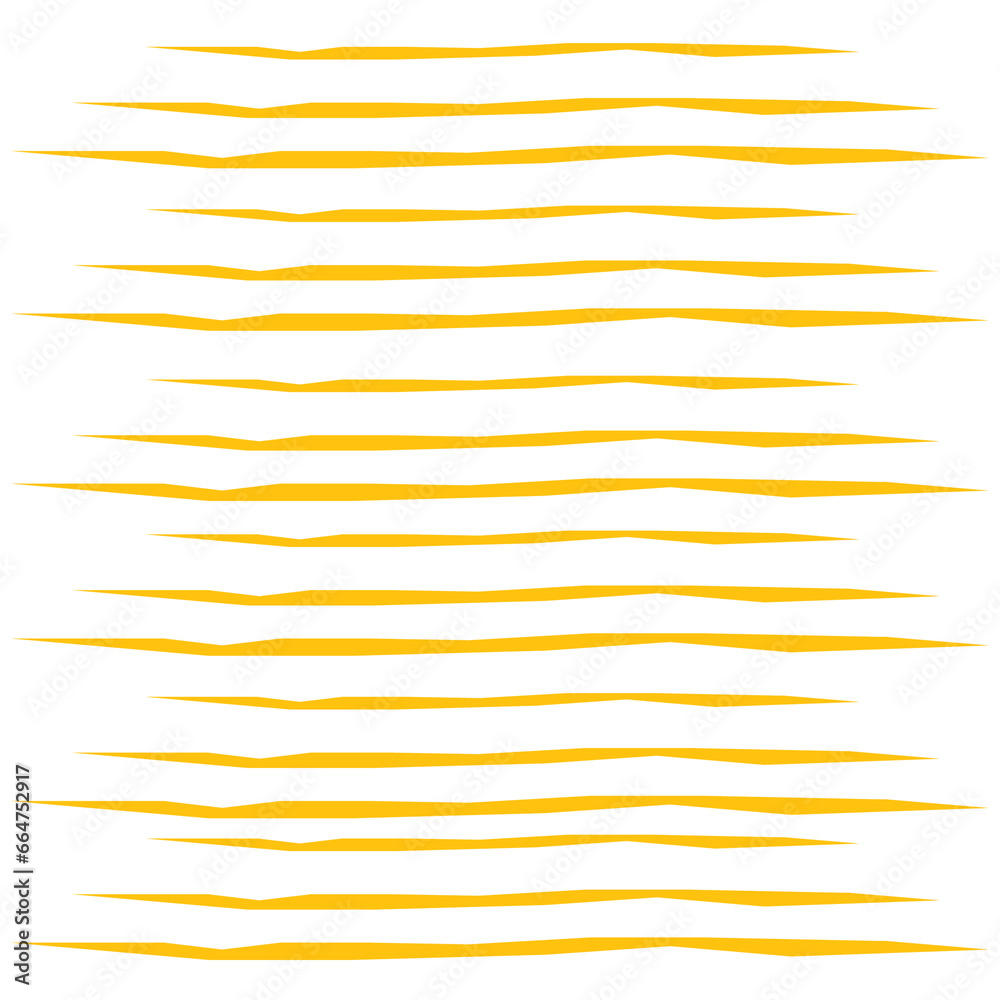 Digital png illustration of yellow lines repeated on transparent ...