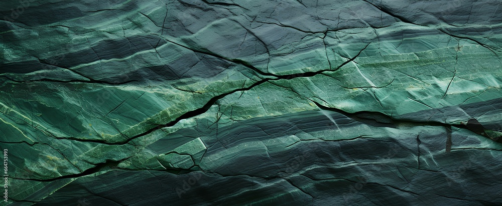 Green serpentine stone with unique striations, suitable for natural and ...