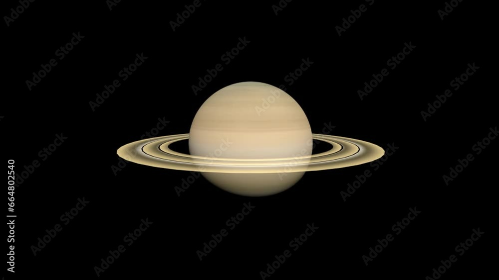 Vidéo Stock realistic model, alpha background, unlimited loop, planets ...