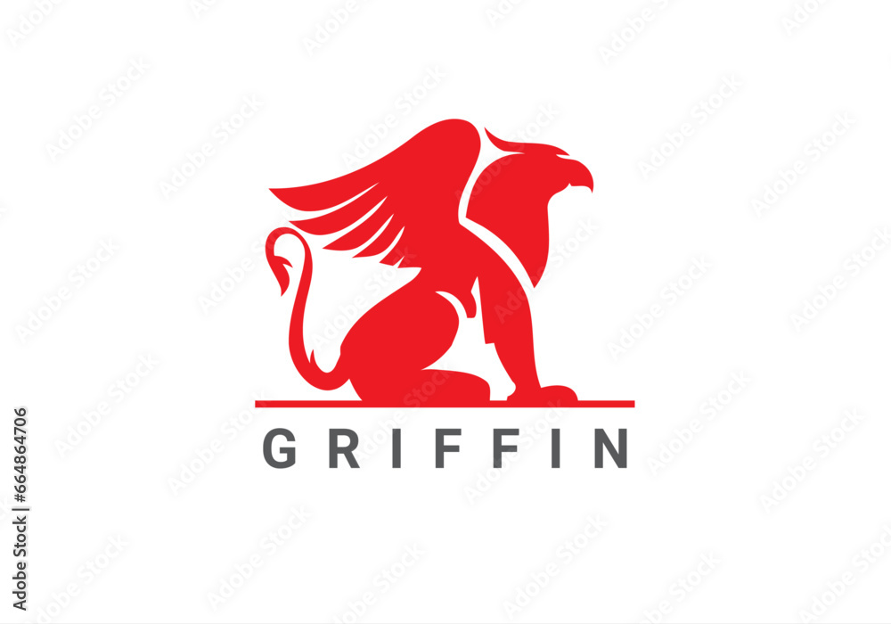 griffin, griffin logo, griffin head, phoenix logo, creature, fantasy ...