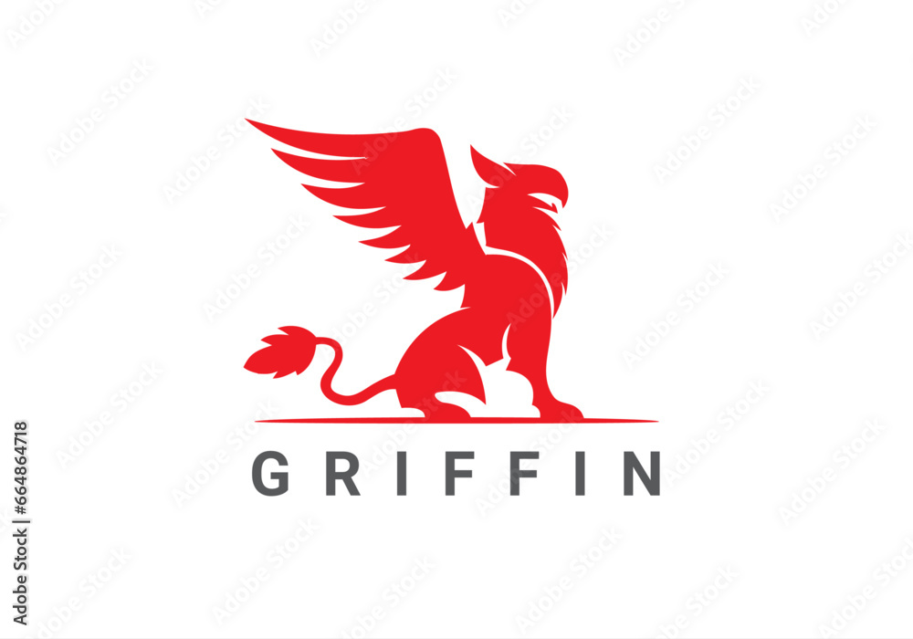 griffin, griffin logo, griffin head, phoenix logo, creature, fantasy ...
