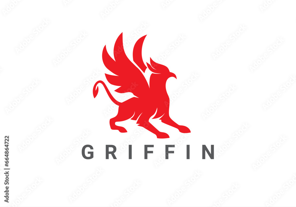 griffin, griffin logo, griffin head, phoenix logo, creature, fantasy ...