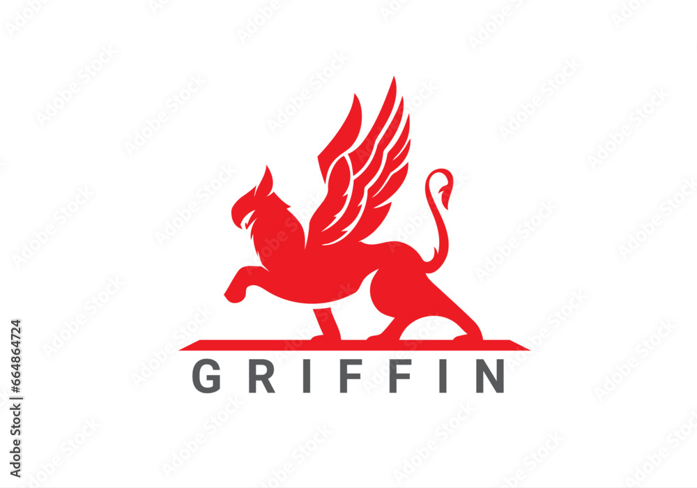 griffin, griffin logo, griffin head, phoenix logo, creature, fantasy ...