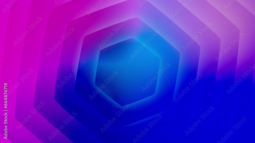 Colorful Wave Shapes Loop: Colored Concentric Circles with Deformed ...