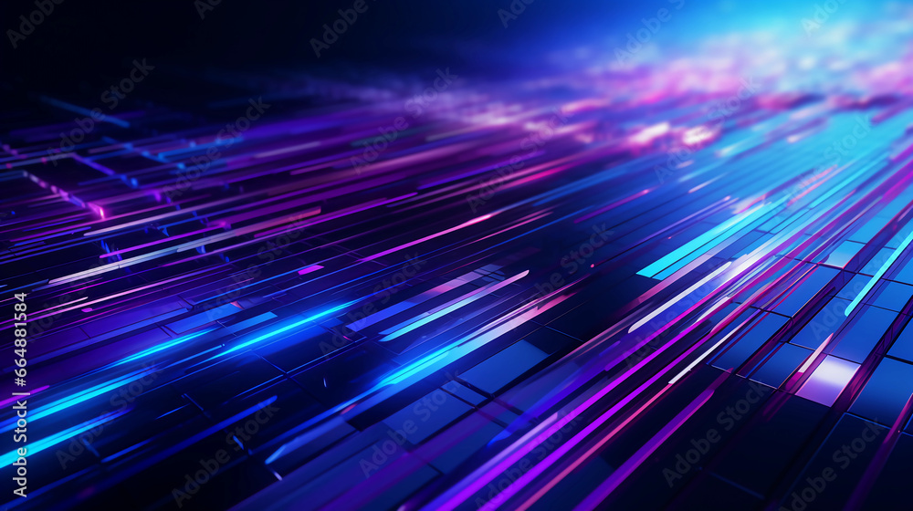 Abstract digital graphics Futuristic 3D Concept, AI and Big Data ...