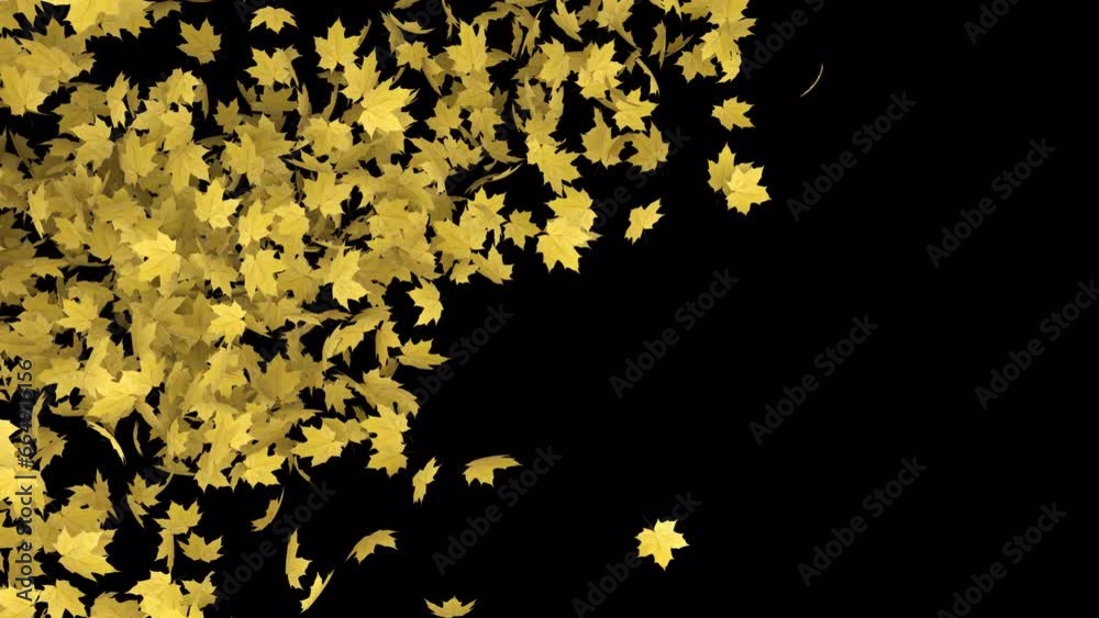 Maple Leaves Transition on Ground. Background of maple leaves noise ...