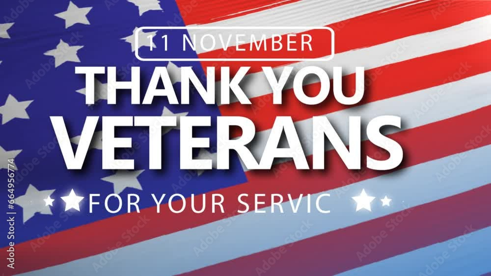 Animated background celebrating veterans day honoring all who served ...