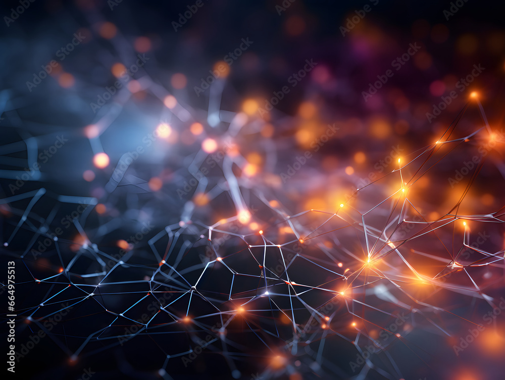 Visualization of an AI algorithm at work with lines of code morphing ...