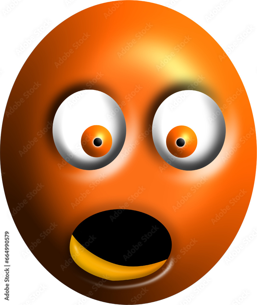 Scary ball - halloween decoration, pumpkin for website, email, greeting ...