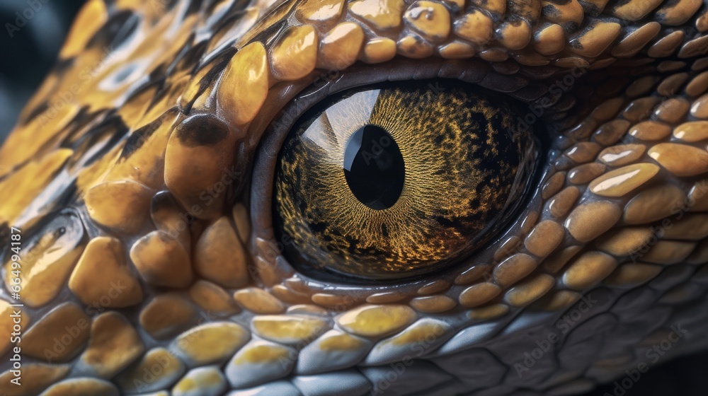 Snake close up macro. Snake eye close up macro. Beautiful dangerous ...