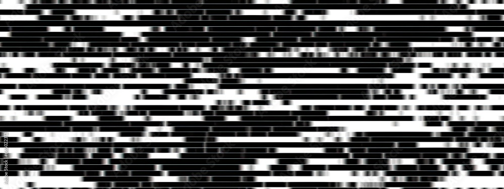 Vintage TV no signal transmission error static vignette, VHS glitch ...