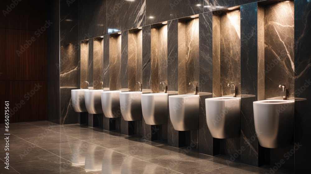 Hygienic Comfort: Elevate public toilet facilities with stylish urinal ...