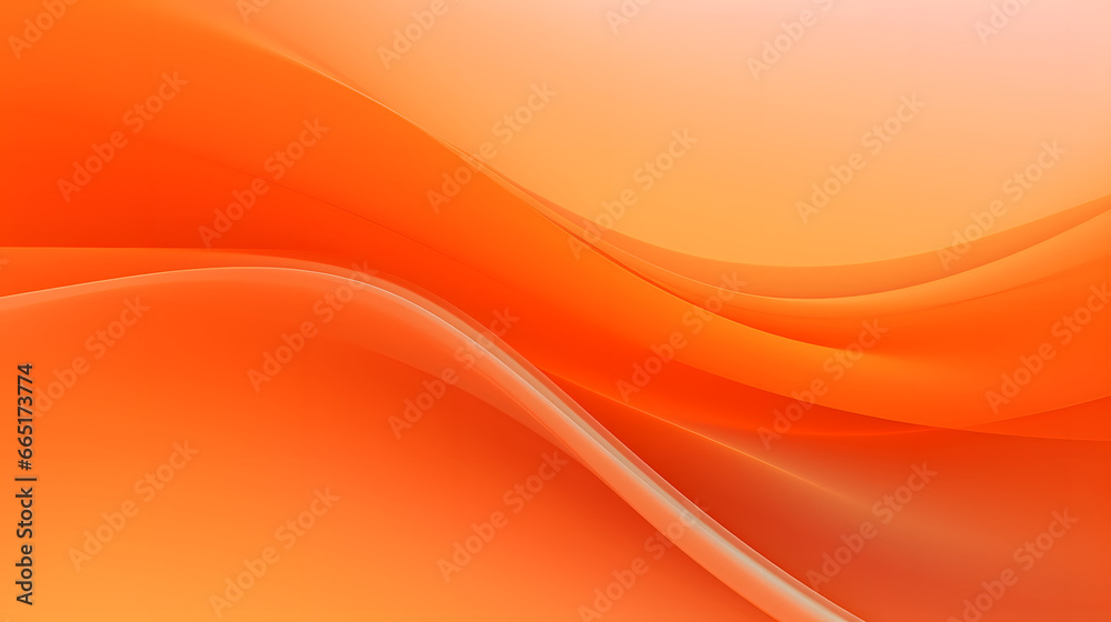 abstract wave background in the color Orange, desktop background, waves ...