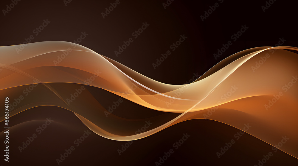 abstract wave background in the color Brown, desktop background, waves ...