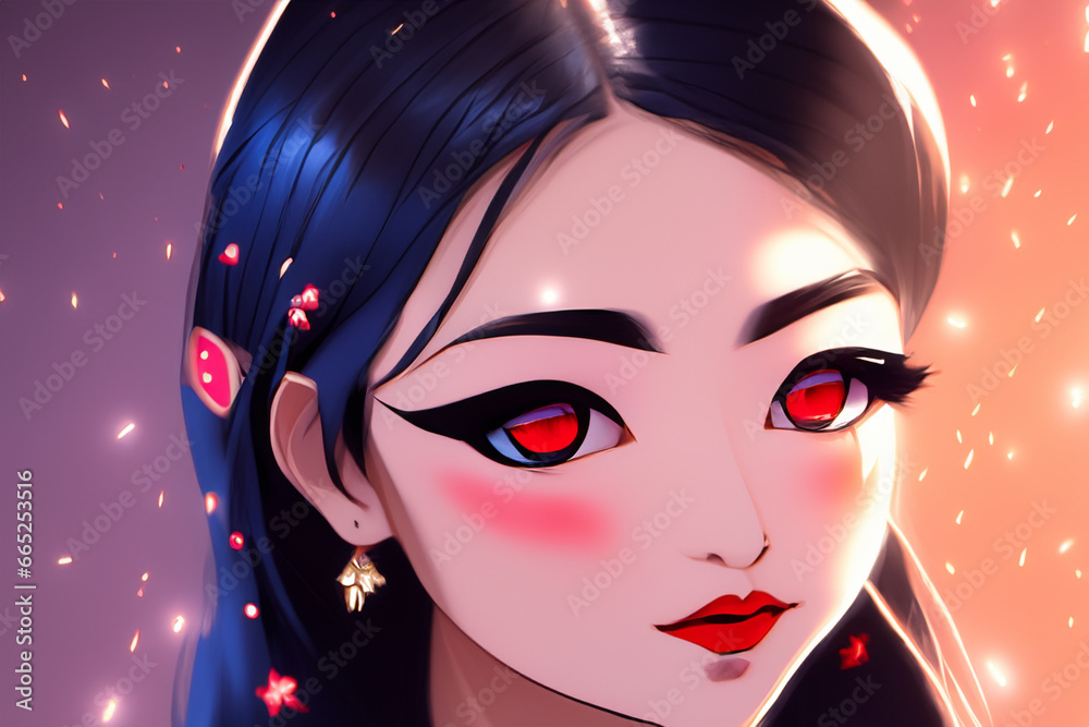 Portraits of women illustration. Avatar for a social network ...