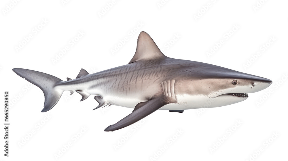 Shark,ocean creature,whole shark isolated on transparent background ...