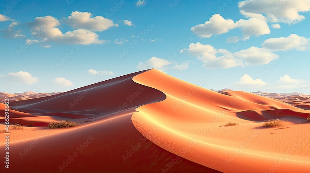 Desert with magical sands and dunes as inspiration for exotic ...