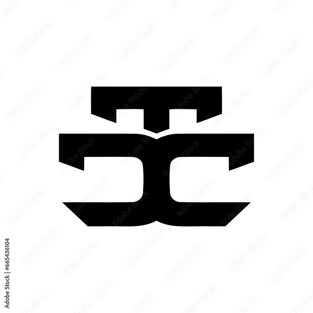 TDC LOGO DESIGN Stock Illustration | Adobe Stock