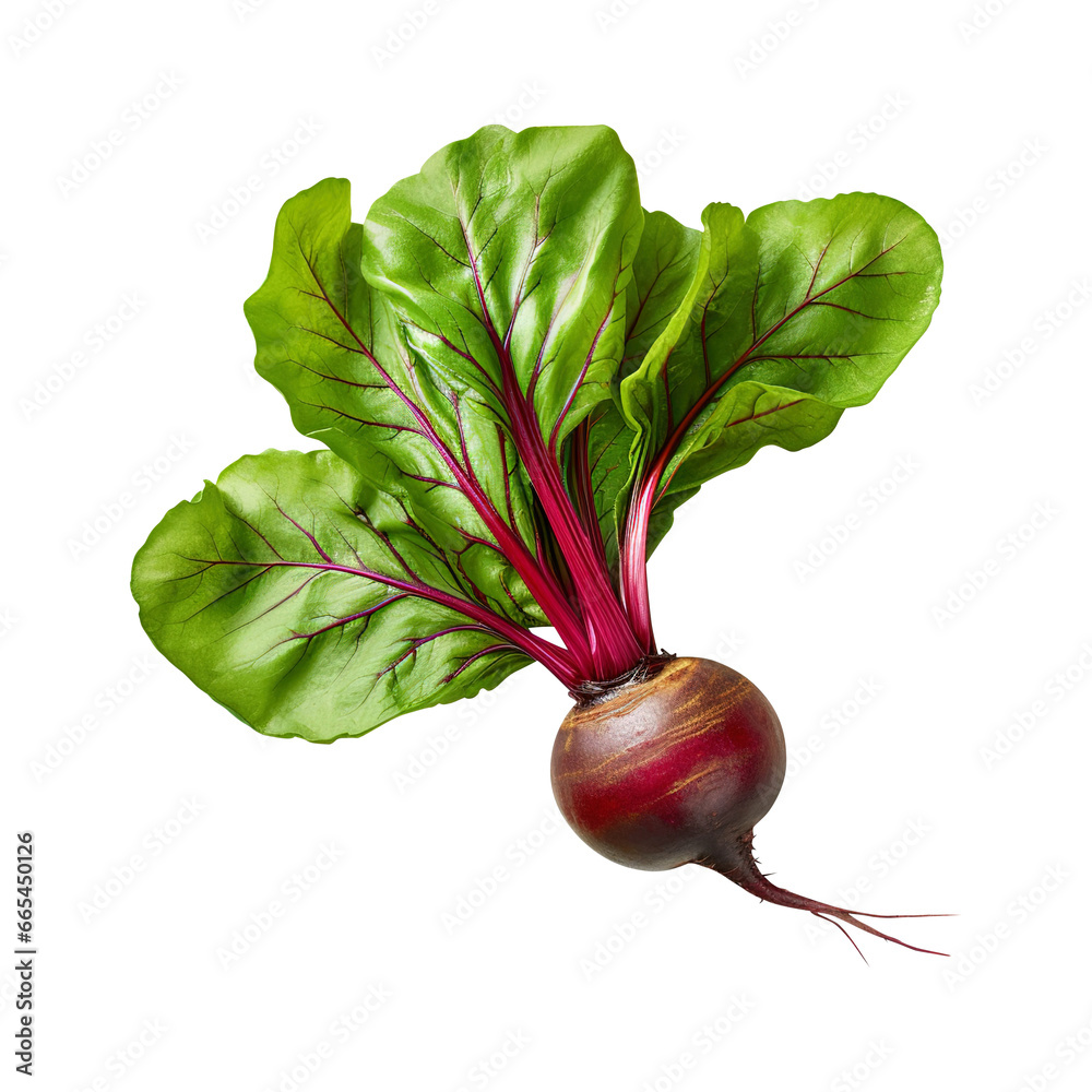 Beetroot with leaves isolated on transparent background Remove png ...