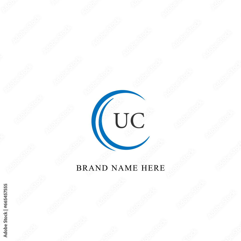UC logo. U C design. White UC letter. UC, U C letter logo design ...
