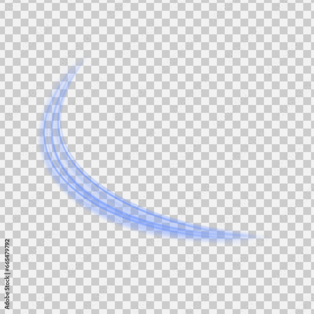 Luminous blue lines png of speed. Format PNG. Light glowing effect png ...