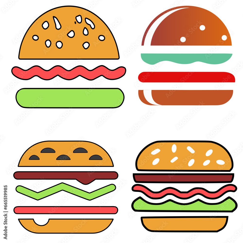 burger logo design, custom burger logo, burger restaurant branding ...